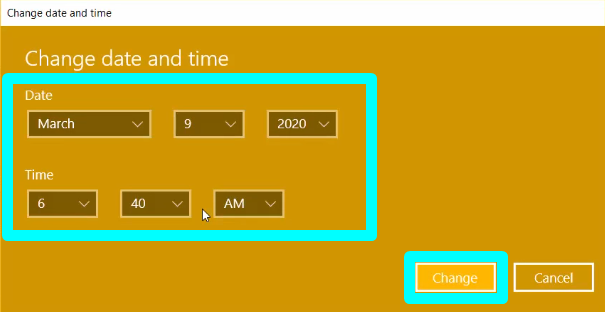 How to change the time and date on your computer